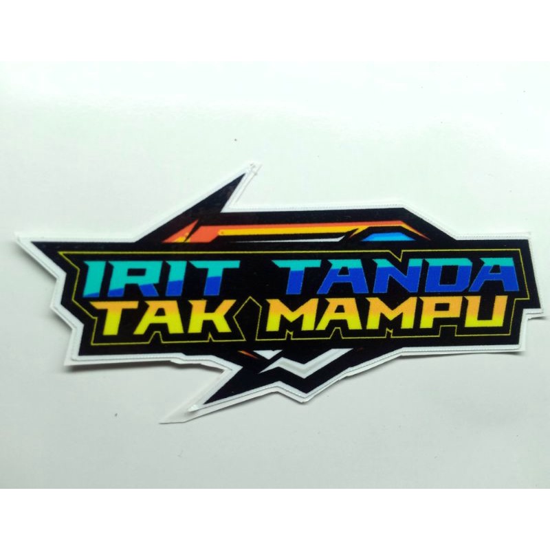 Jual Stiker Irit Tanda Tak Mampu | Shopee Indonesia