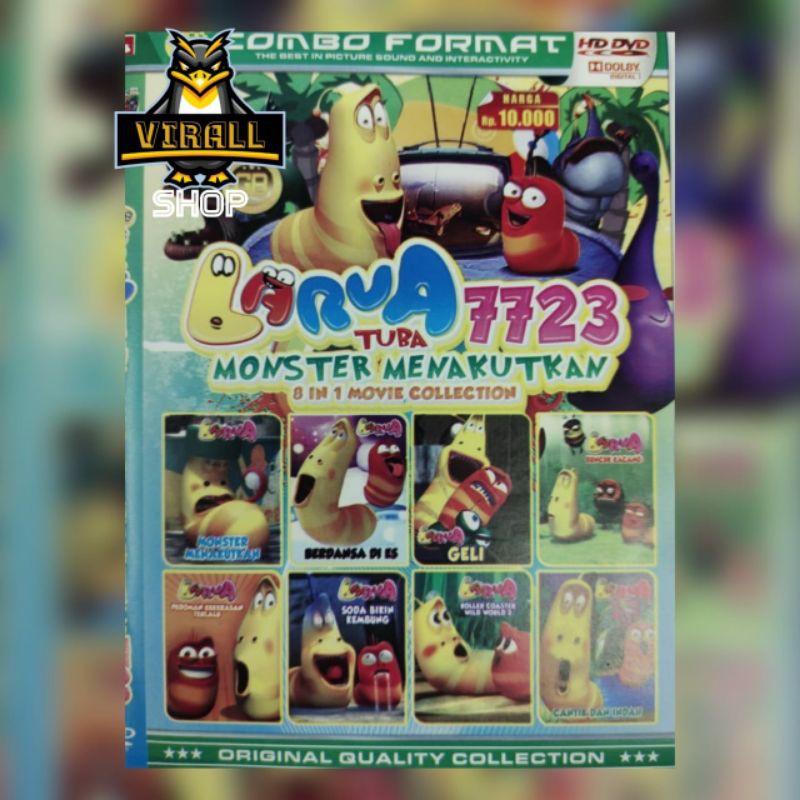 Jual KASET FILM KARTUN ANAK " LARVA 7723 " | Shopee Indonesia