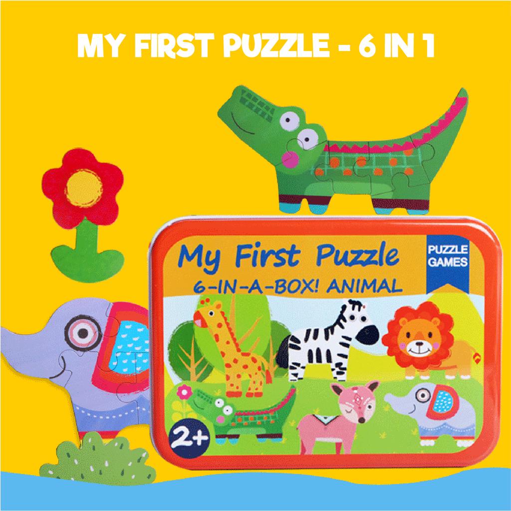 Jual Easy Peasy - My First Jigsaw Puzzle 6 in 1 Mainan Edukasi Anak ...
