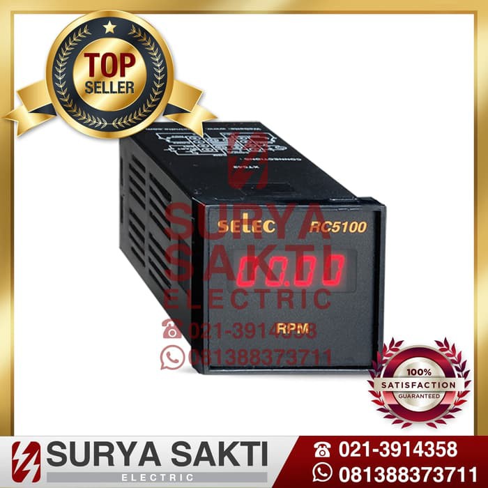 Jual DIGITAL RPM METER CONTROL RC5100 & RC2100 SELEC RELAY KONTROL ...