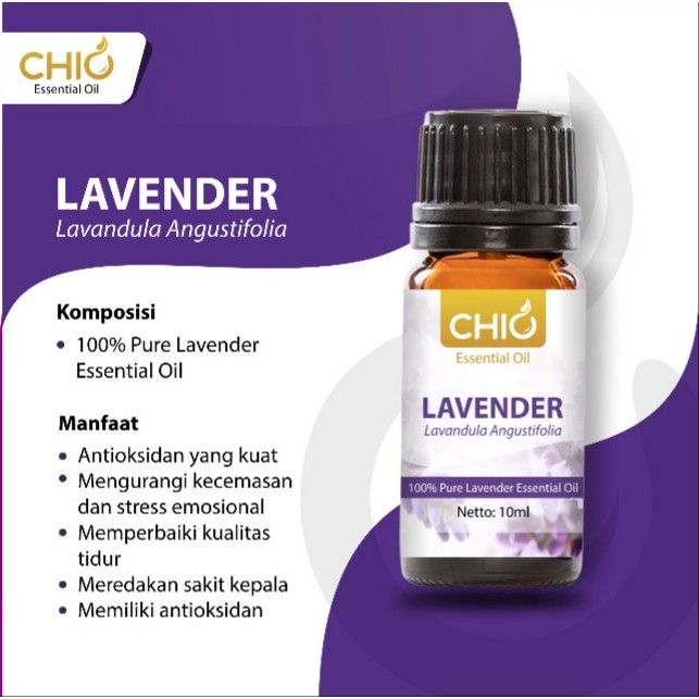 Jual BUY 1 GET 1 Chio Lavender Essential Oil | Shopee Indonesia
