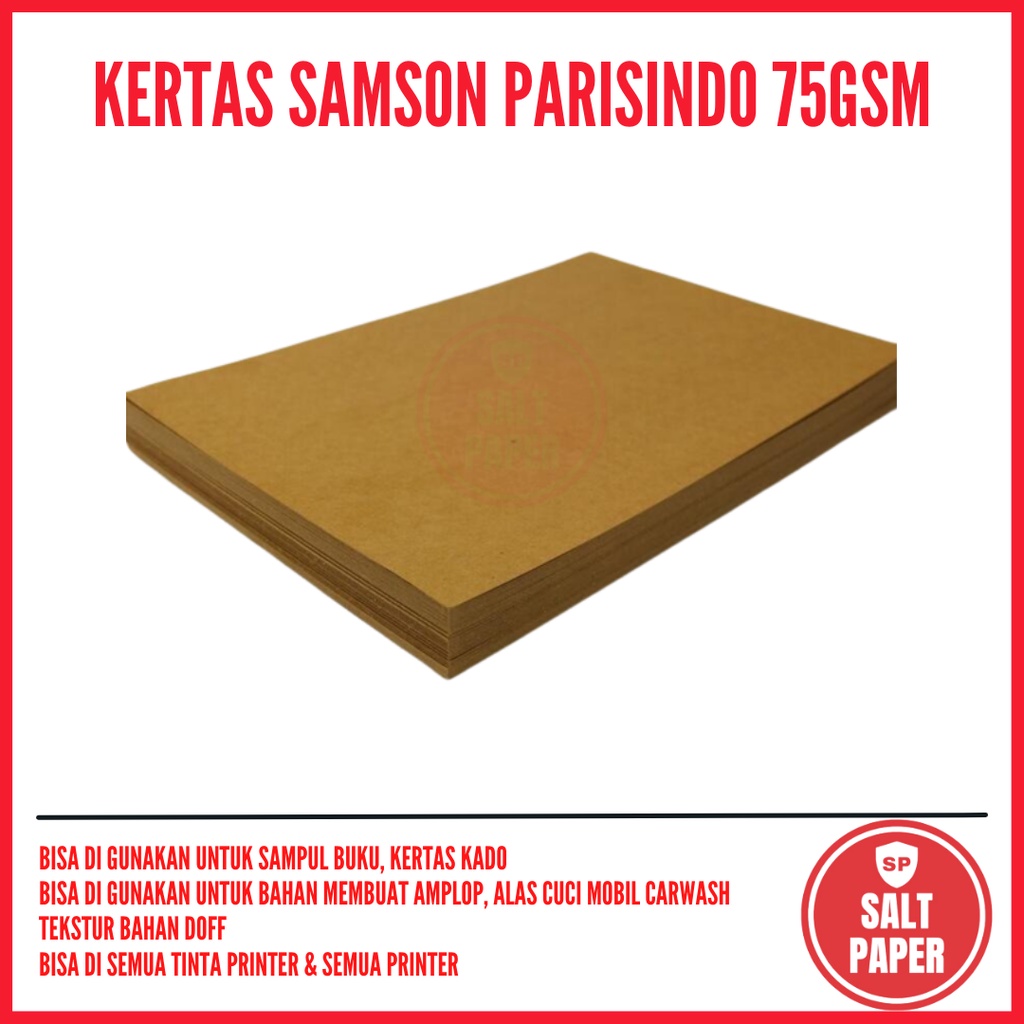 Jual Kertas Samson F4 isi 100 lembar / Kertas Samson 80 gsm / Kertas ...