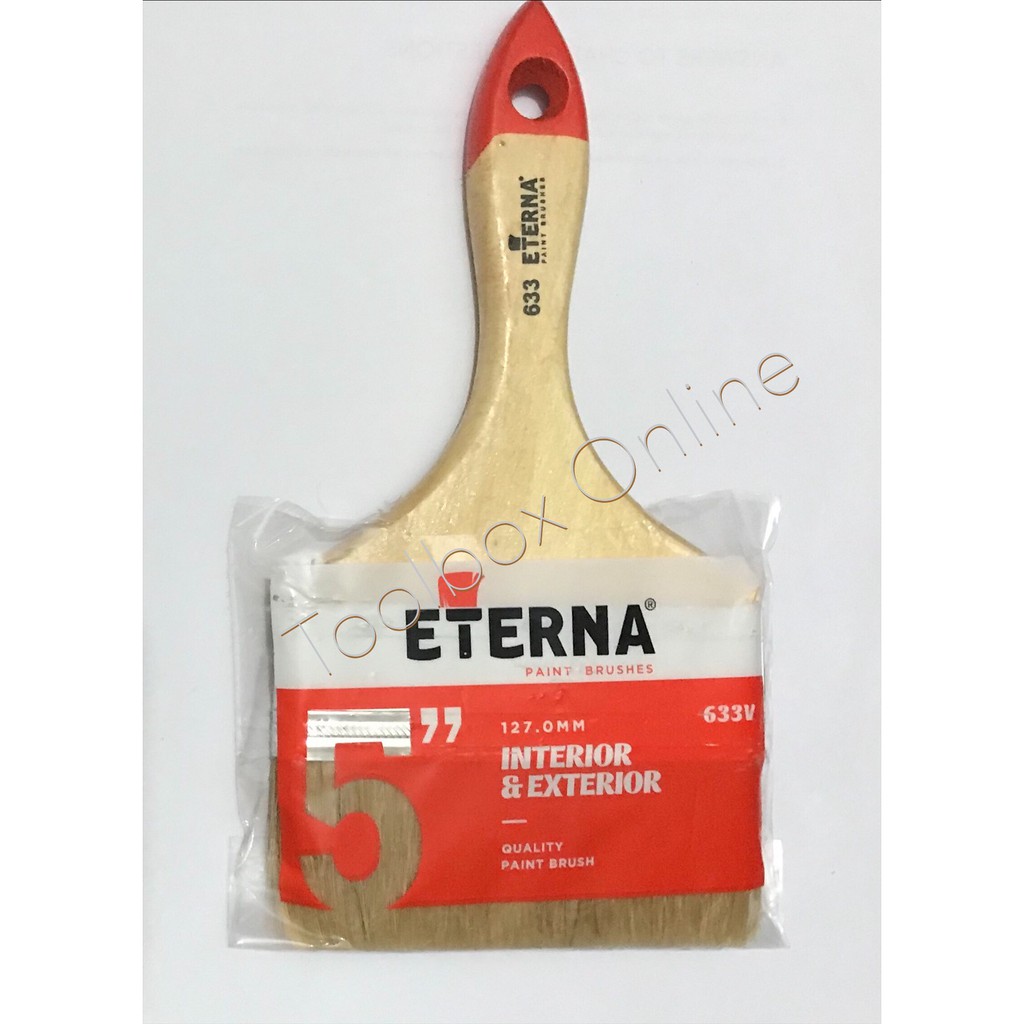 Jual Kuas Cat ETERNA 633 Tebal Gagang Pernish 5 inch (ASLI) | Shopee ...