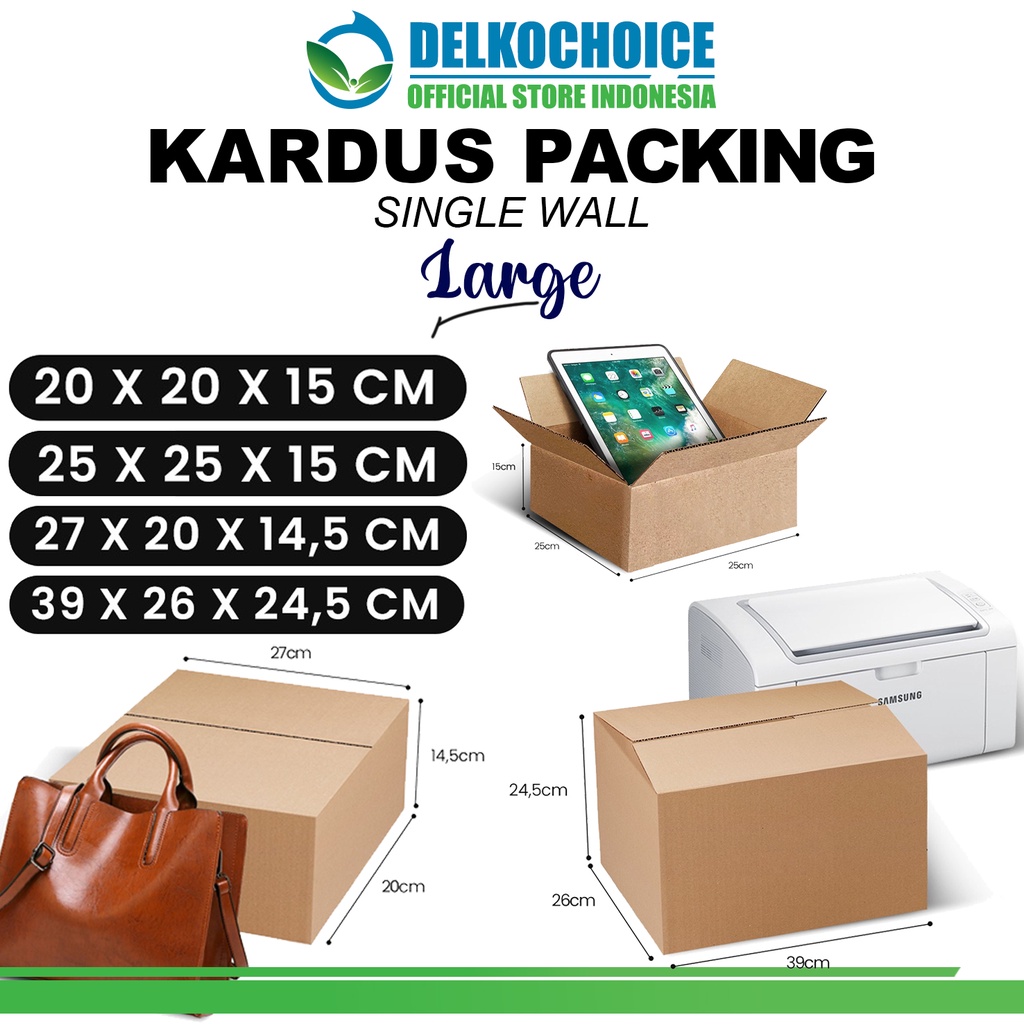 Jual KARDUS PACKING KARTON BOX LARGE DUS KOTAK PACKAGING BESAR POLOS ...