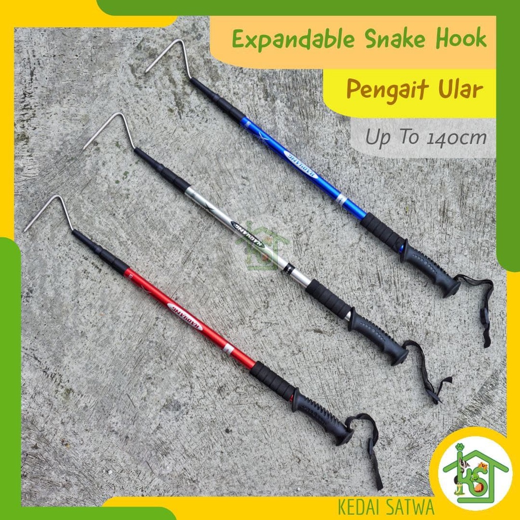 Jual Expandable Snake Hook 140cm Tongkat Penangkap Ular - Kedai Satwa ...