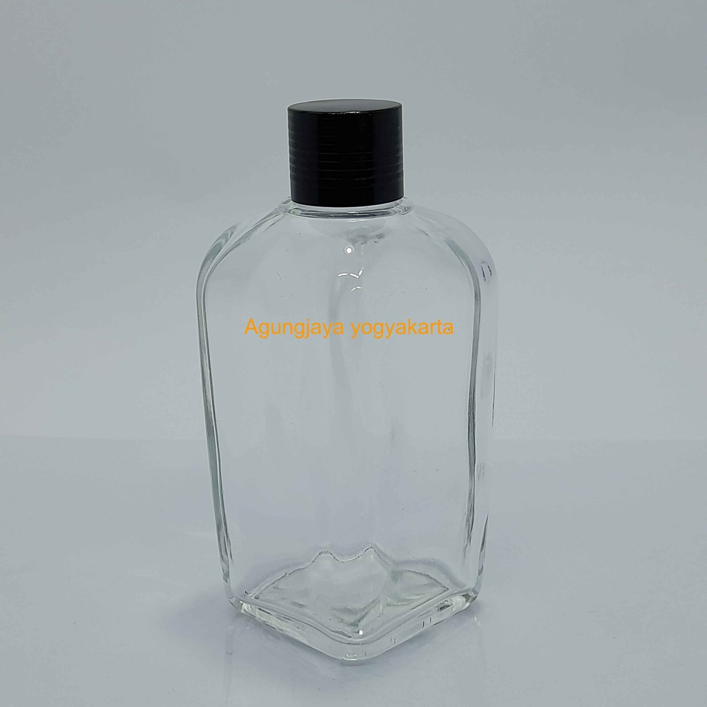 Jual Botol Kaca Serum 100 ml Square Clear Original Tutup Drop Neck 18 ...