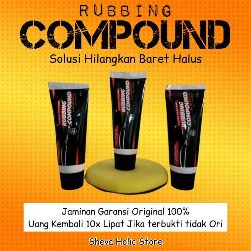 Jual Rubbing Compound Kompon ALF Penghilang Baret Halus 50gr Original ...