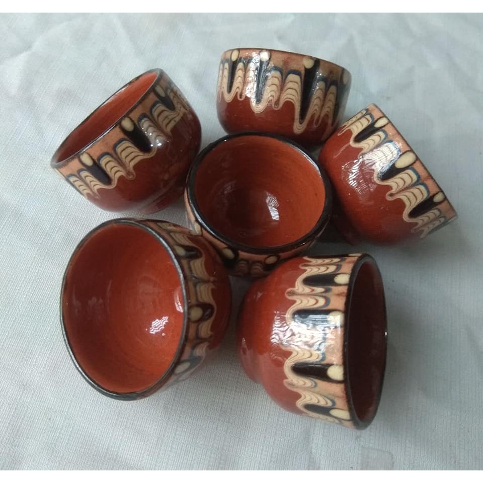 Jual cucing keramik terakota rusia 6 buah nos | Shopee Indonesia