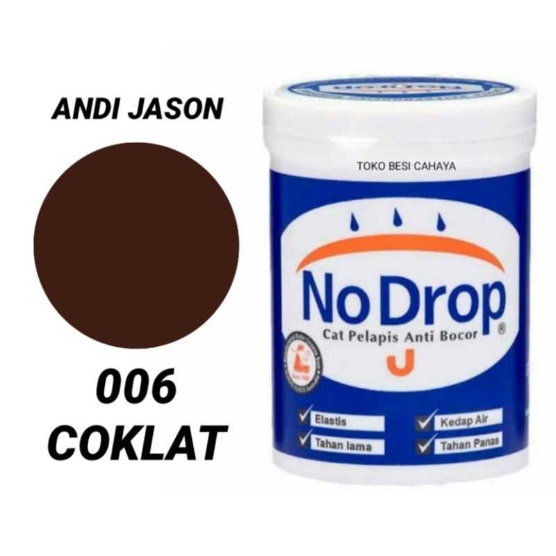 Jual CAT NO DROP PELAPIS ANTI BOCOR NO 006 COKLAT KEMASAN 4 KG CAT ...