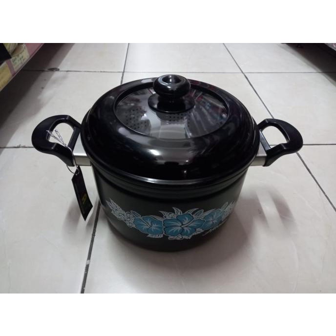 Jual Maspion Dandang Pancaguna 22 Cm Colan Black /Kukusan Aluminium ...