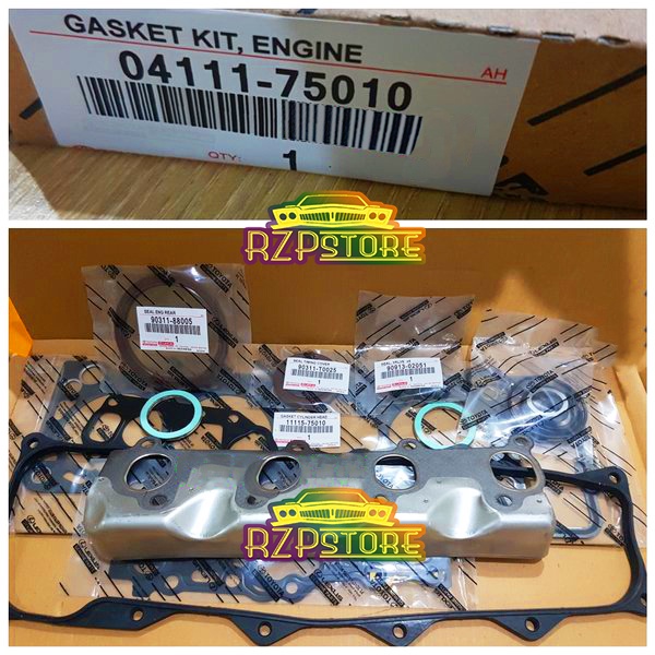Jual Paking Set Full Set Gasket Full Set Kijang Kapsul EFI 2.0 2000cc Original Toyota | Shopee ...