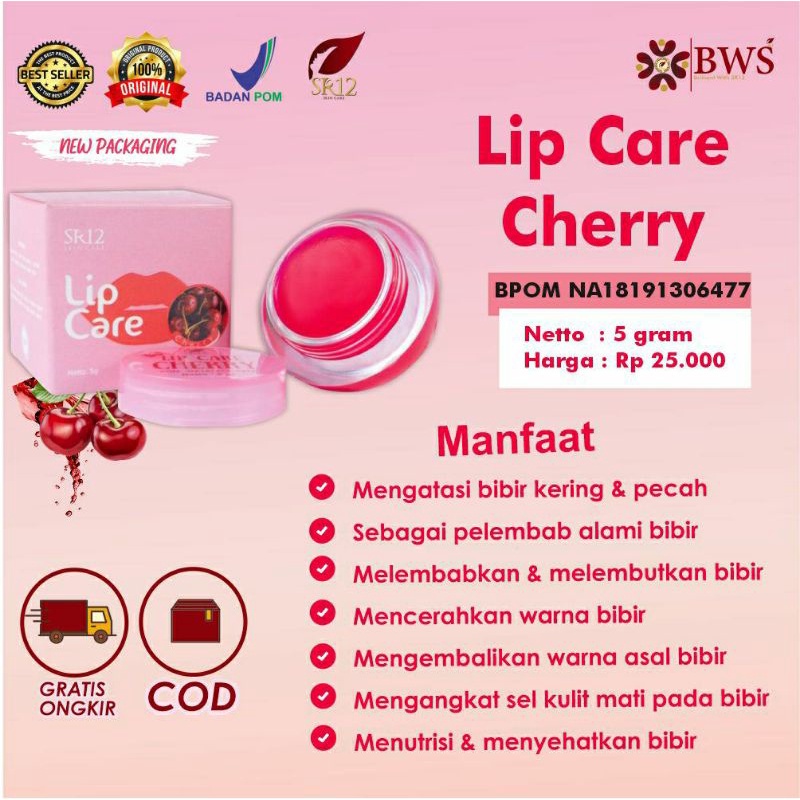 Jual SR12 BATAM/KHUSUS BATAM/LIP CARE SR12 BEST SELLER..!! PELEMBAB BIBIR / PEMERAH BIBIR ...