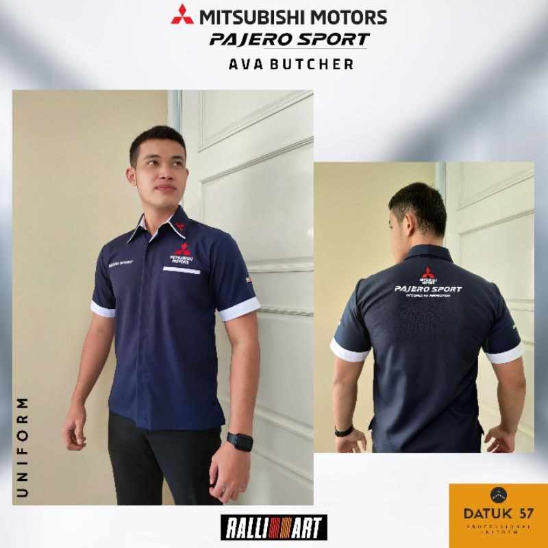 Jual Seragam Kemeja Mitsubishi Motors Pajero Sport Ava Butcher | Shopee ...