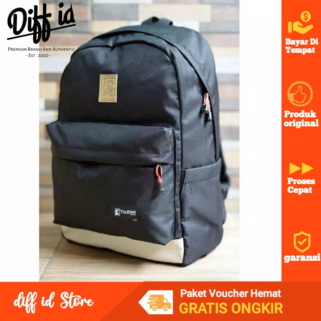 Jual Tas Ransel Backpack Pria Cowok Tas Kuliah Kerja Tas Punggung Sekolah SD SMP SMA Ada Slot ...