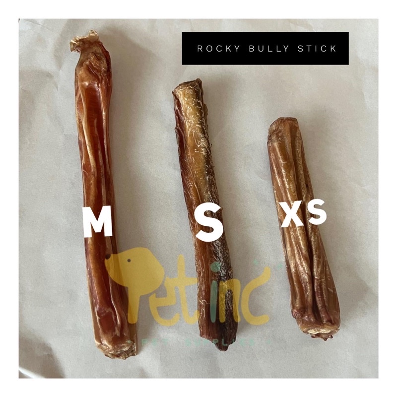 Jual Rocky Bully Stick Dehydrated Air Dried Dog Chew Treat | Shopee ...