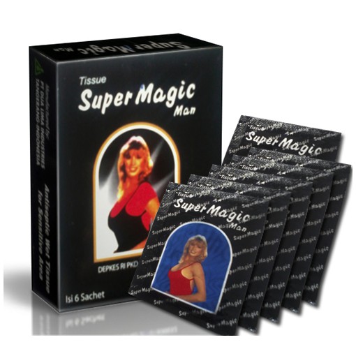Jual Tissue Super Magic Man 6 sachet | Shopee Indonesia