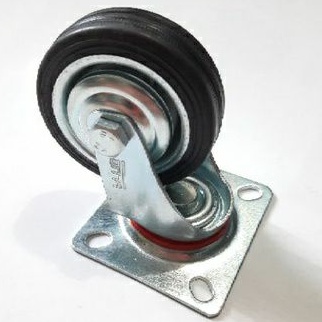 Jual Roda Trolley 6 inch Hidup / Roda Karet Etalase Gerobak (G729 ...