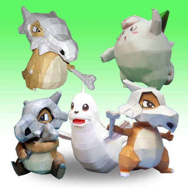 Jual DIY Figure Kertas Pokemon Generasi 1 Part 2 | Shopee Indonesia