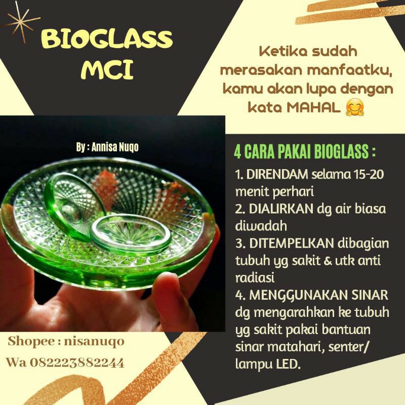 Jual BIOGLASS & BIOMINI MCI JAMINAN 100% ORIGINAL | Shopee Indonesia