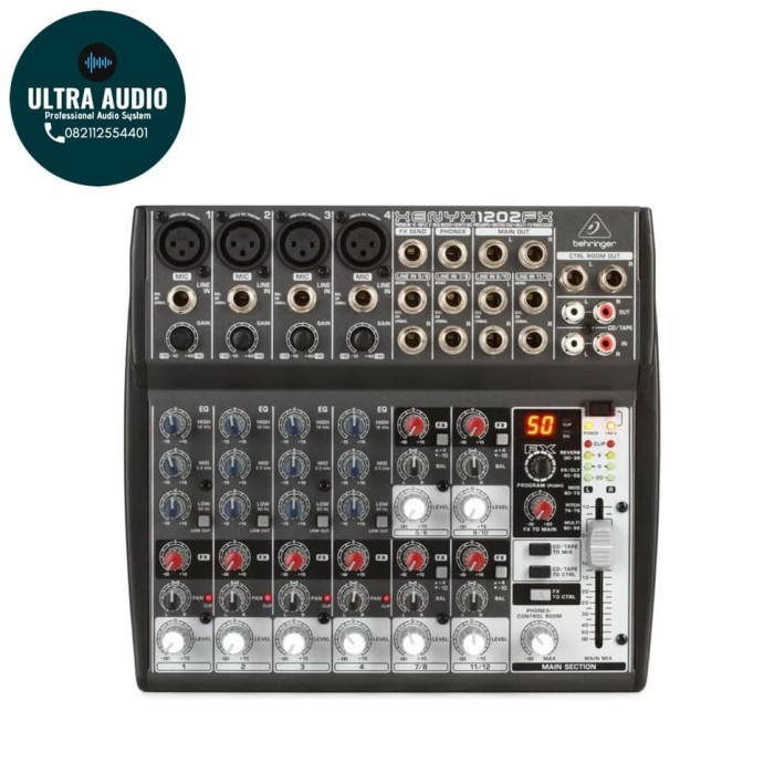 Jual BEHRINGER XENYX 1202FX / 1202 FX MIXER AUDIO ORIGINAL | Shopee ...