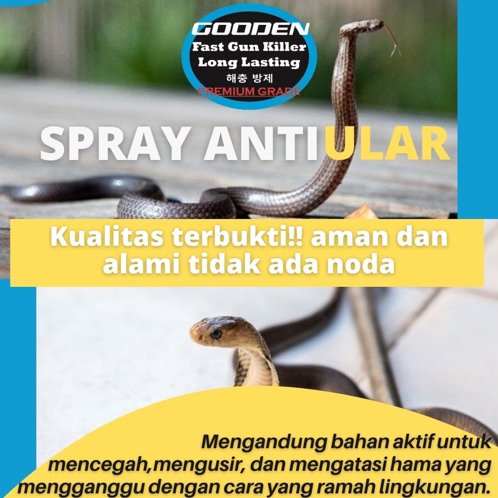 Jual Cairan Spray Pengusir ULAR 35 ML Termurah Terlengkap Anti Binatang ...