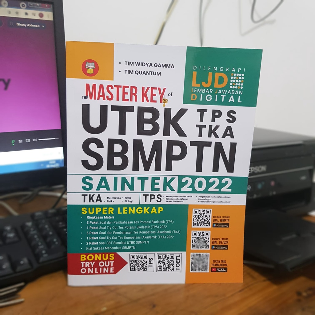 Jual BUKU THE MASTER KEY OF UTBK SBMPTN SAINTEK 2022 (TKA/TPS) YRAMA WIDYA | Shopee Indonesia