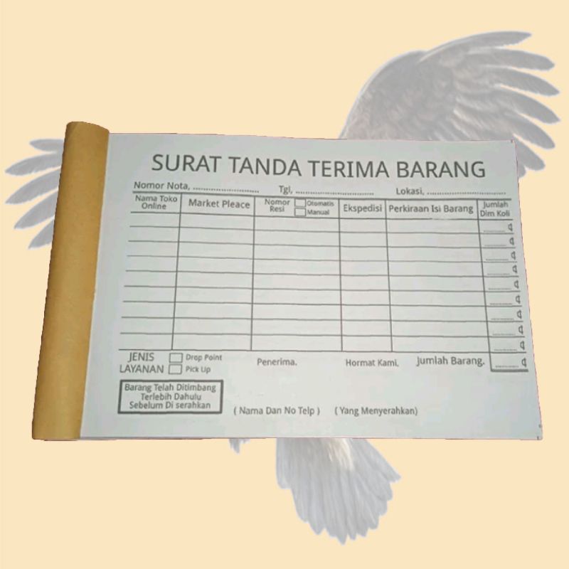 Jual surat tanda terima barang ekspedisi 1 ply | Shopee Indonesia