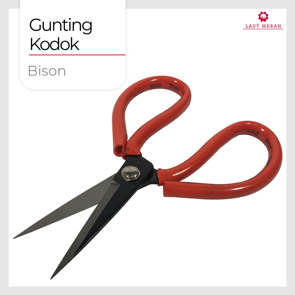 Jual Gunting Kodok No #2 Serbaguna BISON 8" / Multipurpose Scissors ...