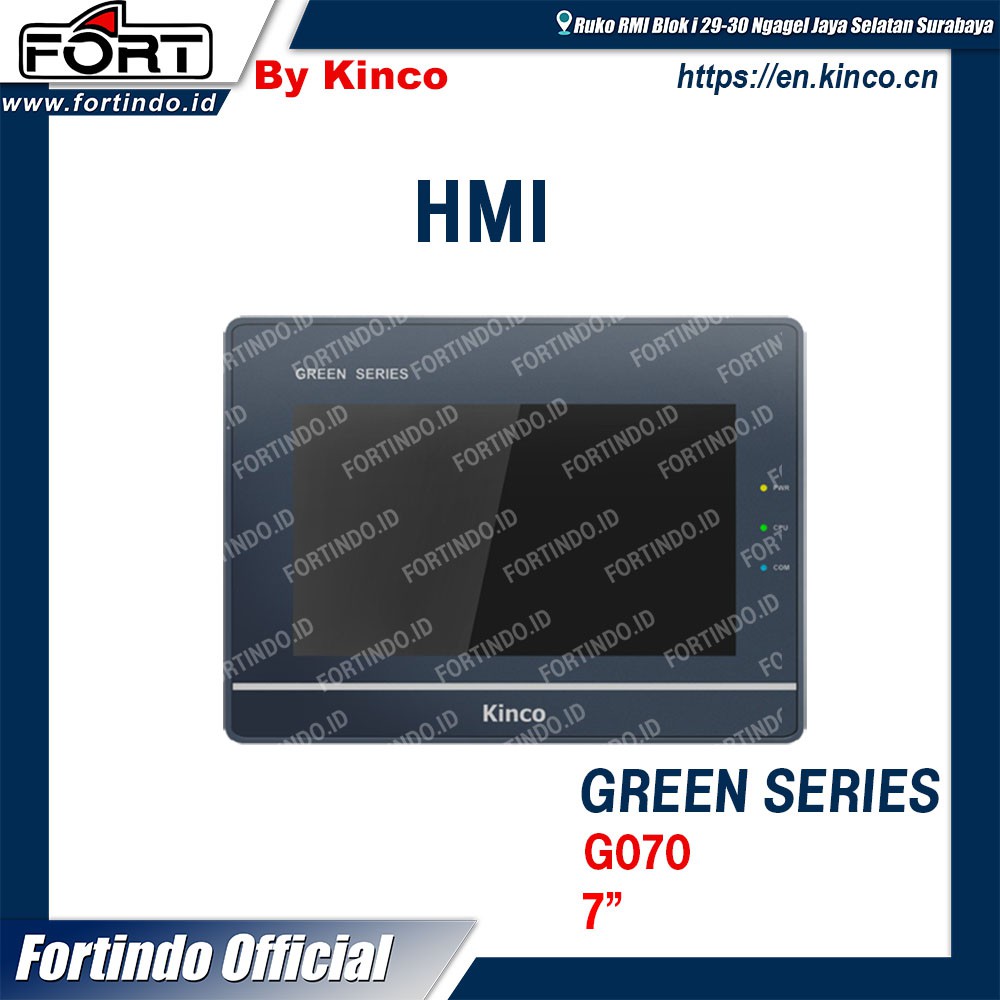 Jual HMI Green Series G070 7inch MERK FORT BY KINCO Bergaransi Resmi | Shopee Indonesia