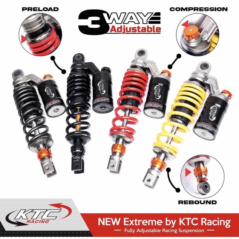 Jual SHOCKBREAKER KTC RACING NEW SERIES EXTREME KLIK REBOUND / KLIK ...