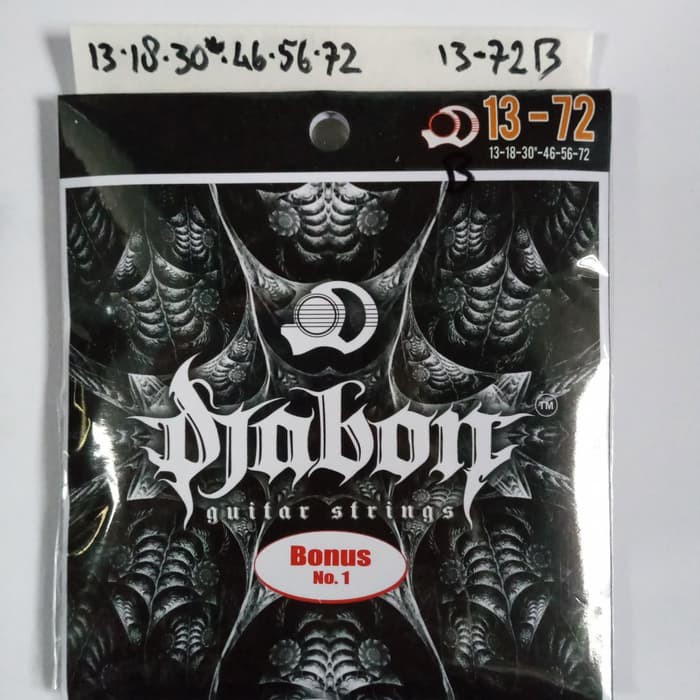 Jual SENAR GITAR STRINGS STRING DJABON ELEKTRIK 13 72B SET 6 SENAR ...