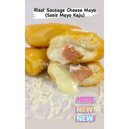 Jual Risoles Sausage Cheese Mayo / Risol Sosis Keju Mayo / Risol Lumer ...