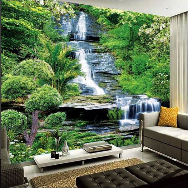 Jual Wallpaper Custom 3d Walpaper Hiasan Dinding Sticker Pemandangan