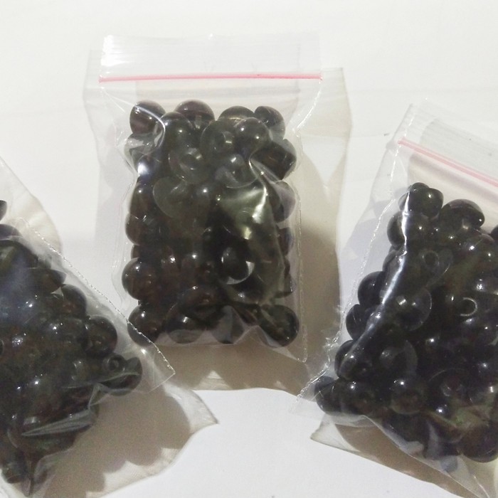 Jual Isi 50 Kancing kemeja mutiara - kancing jamur 11 mm hitam ddan ...