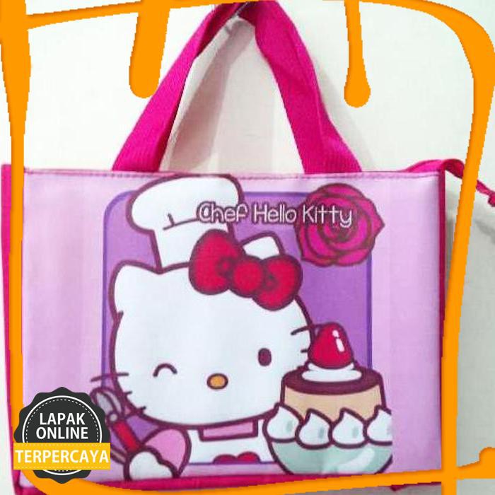 Jual New Arrival Tas Hello Kitty Chef (Lunch Bag, Tas Les, Tas Bekal ...