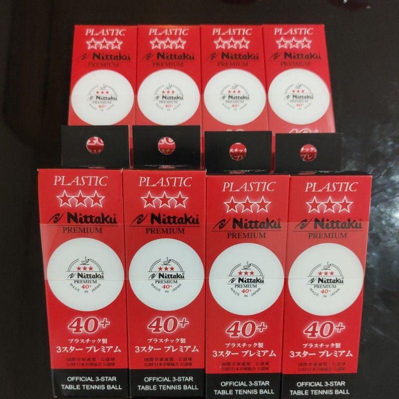 Jual Nittaku Ball Premium 3 ⭐ 40+ | Shopee Indonesia