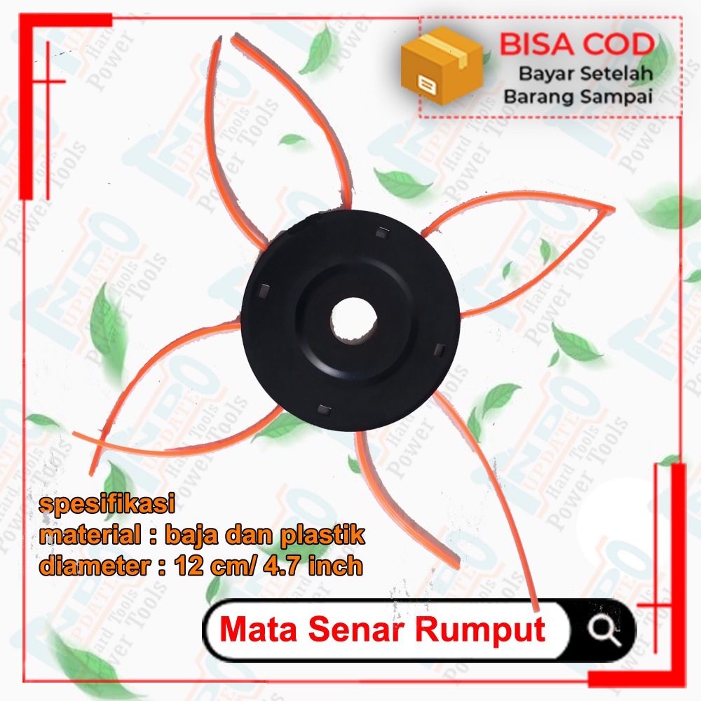 Jual Pisau Potong Rumput Senar Trimmer Head 12 cm/ 4.7 inch Dudukan ...