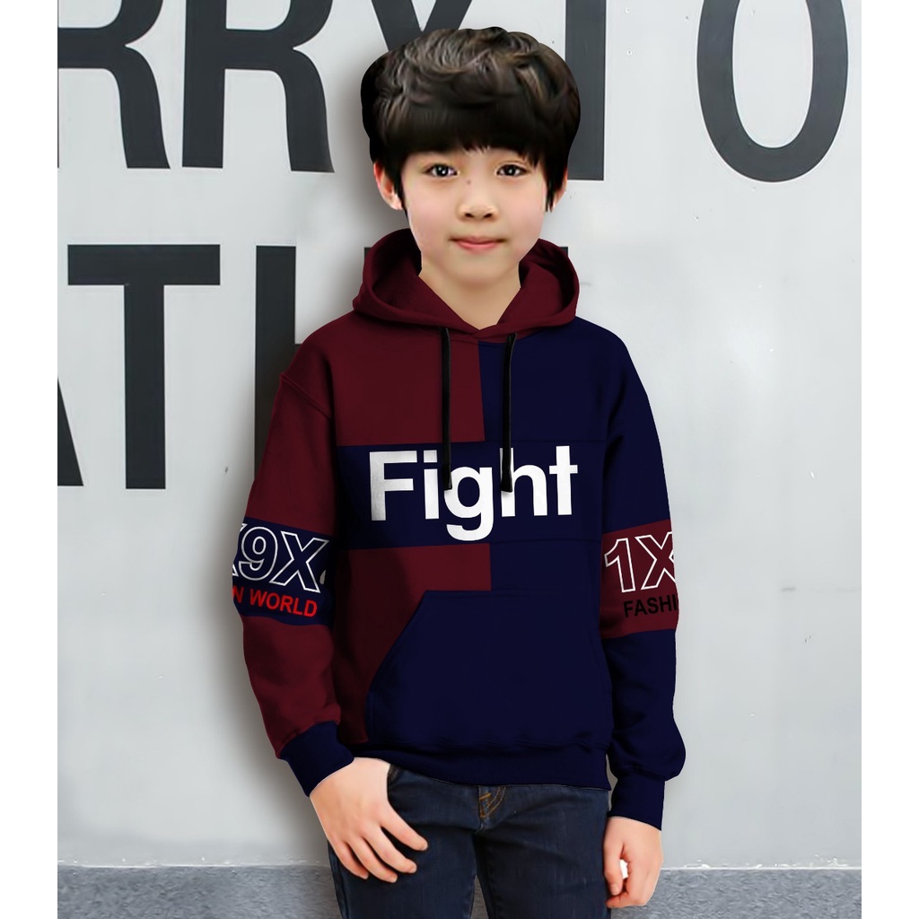 Jual Flava Store - Hoodie Anak Laki Laki Fight Jaket Hoodie Anak Umur 4 ...