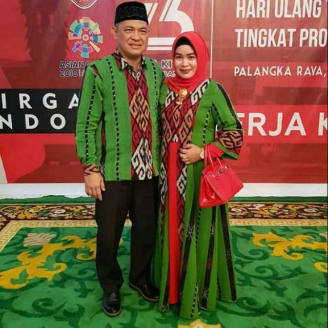 Jual Cople baju tenun motif toraja green A$4 | Shopee Indonesia