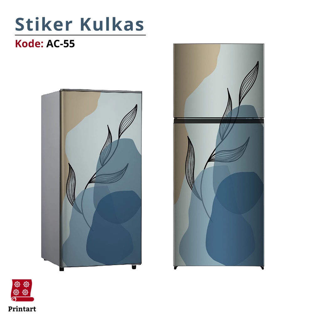 Jual Stiker kulkas 1 pintu dan Stiker Kulkas 2 pintu Aesthetic Kode AC ...