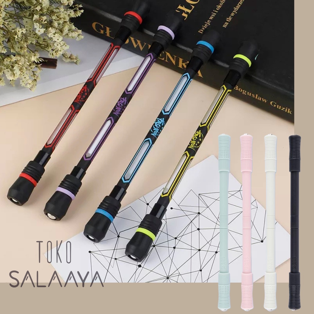 Jual Spinning pen/Anti stress spinning pen/Pulpen putar | Shopee Indonesia
