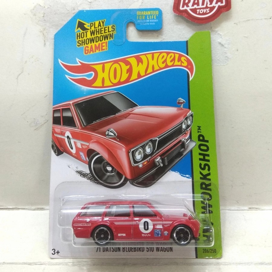Jual HOT WHEELS JDM 71 DATSUN WAGON BLUEBIRD 510 MERAH TAMPO 0 USCARD ...