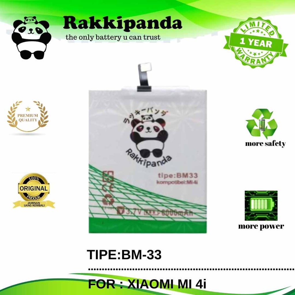Jual RakkiPanda - BM33 Mi 4i Batre Batrai Baterai | Shopee Indonesia