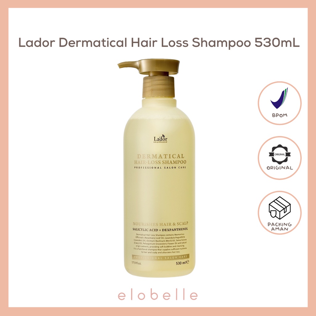 Jual Lador Dermatical Hair Loss Shampoo 530mL / Shampoo Rambut Rontok / Shampoo Pereda Rambut ...