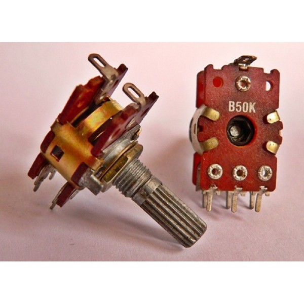 Jual Potensio Stereo CT 50 100 K 50K 100K Stereo-CT merk A Plus APlus A ...