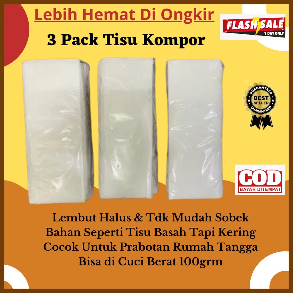 Jual [3 pack] Tisu Kompor Bisa Di Cuci Tissu Bisa Menyerap Minyak ...