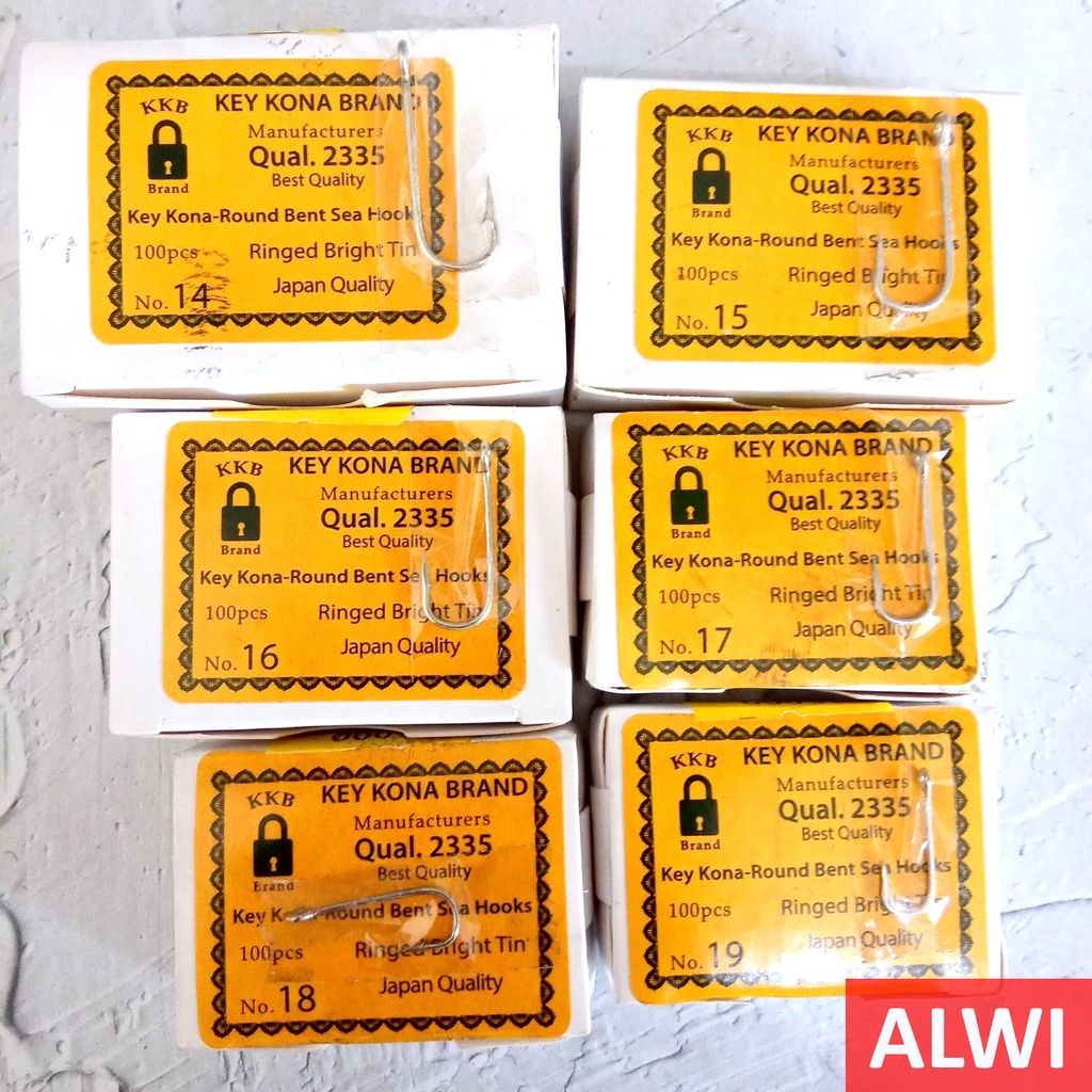 Jual [ 100pcs ] Mata Kail KEY KONA Kotak Tipe 2335 ~ Kail Keykona Untuk ...