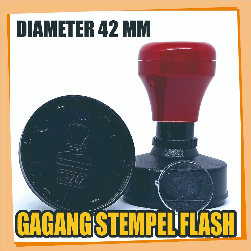 Jual Gagang Stempel Flash Ukuran diameter 42mm | Shopee Indonesia