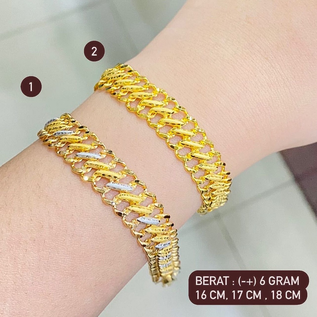 Jual Gelang tangan anak dan dewasa emas asli kadar 700 70 16k S holo ...
