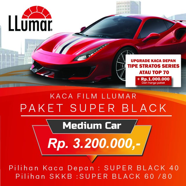 Jual LLumar Window Film - Paket PREMIUM Kaca Film Medium Car ...